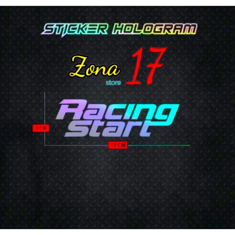 Jual STIKER CUTTING RACING START HOLOGRAM | Shopee Indonesia