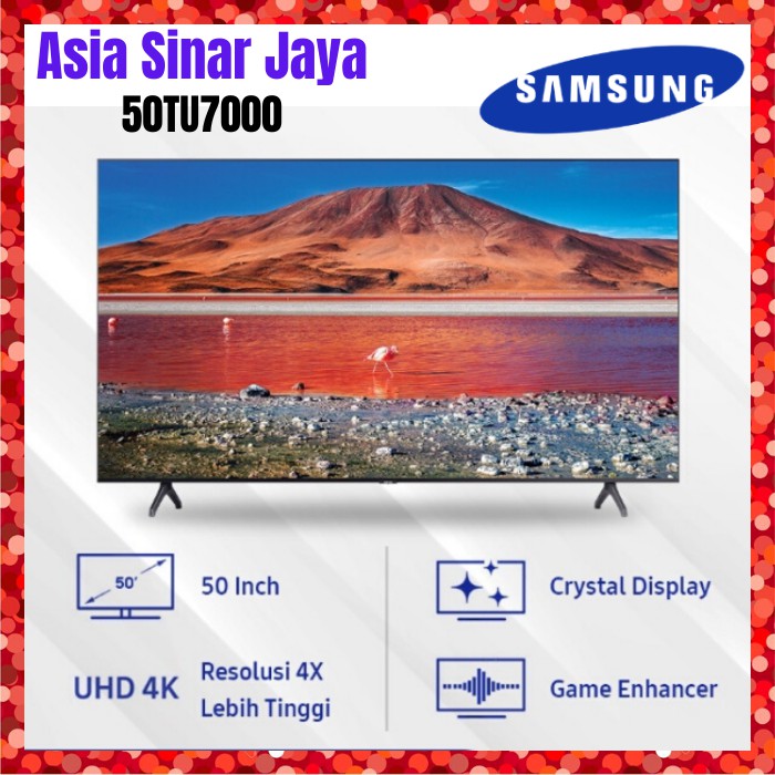 Jual Samsung 50TU7000 50 Inch 50" Crystal UHD 4K Smart LED TV UA50TU7000 | Shopee Indonesia