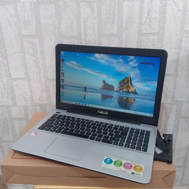 Jual Laptop Asus X555QG, Amd A10-9600P, Gen 7Th, Amd Radeon R5 Graphics, Ram 8Gb Hdd 1Tb ...