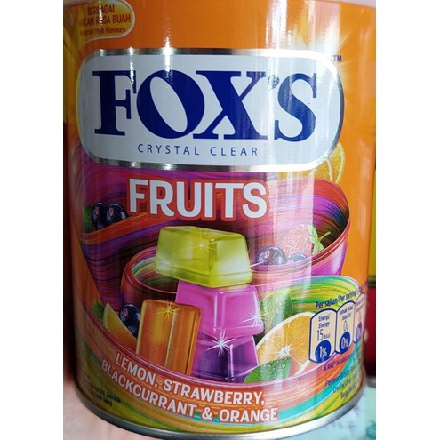 Jual Permen Buah Mixed Fruits Fox Kaleng 180gr | Shopee Indonesia