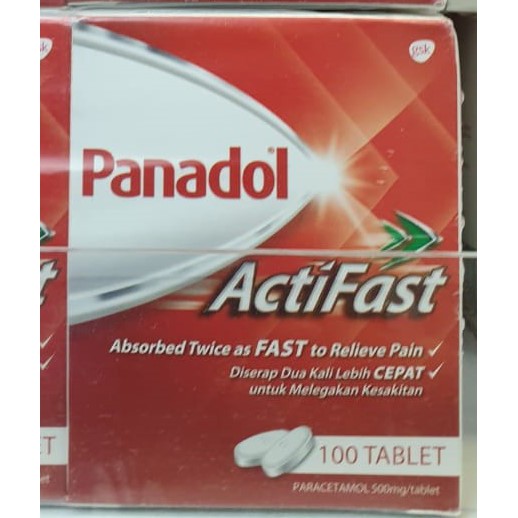 Jual Panadol Actifast 100 tablet | Shopee Indonesia