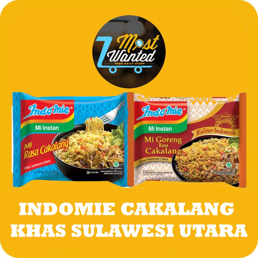 Jual Indomie Cakalang Goreng Kuah Khas Manado Oleh Oleh Mie Mi Instant ...