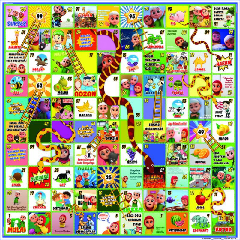 Jual Ular Tangga Jumbo / Karpet Ular Tangga | Shopee Indonesia