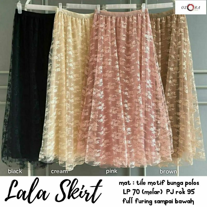 Jual TILE SKRIT MOTIF BUNGA | LALA SKIRT | ROK TILE MOTIF POLOS ...
