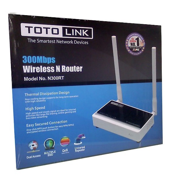 Jual TOTOLINK / TOTO Link N300RT - 300Mbps Wireless N Router - 2 Antena | Shopee Indonesia