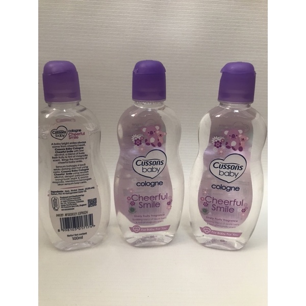 Jual Cussons baby cologne cheerful smile 100 ml | Shopee Indonesia