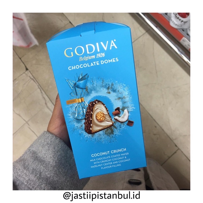 Jual Coklat Turki Godiva (Kotak) *Double Chocolate, Coconut Crunch ...