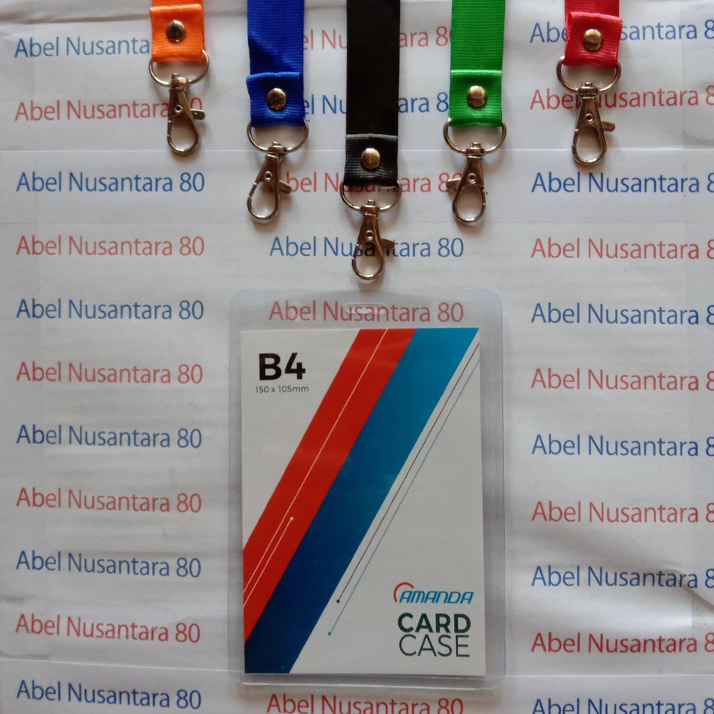 Jual Paket Card Case B4 dengan Tali Kait 2cm Polos | Shopee Indonesia