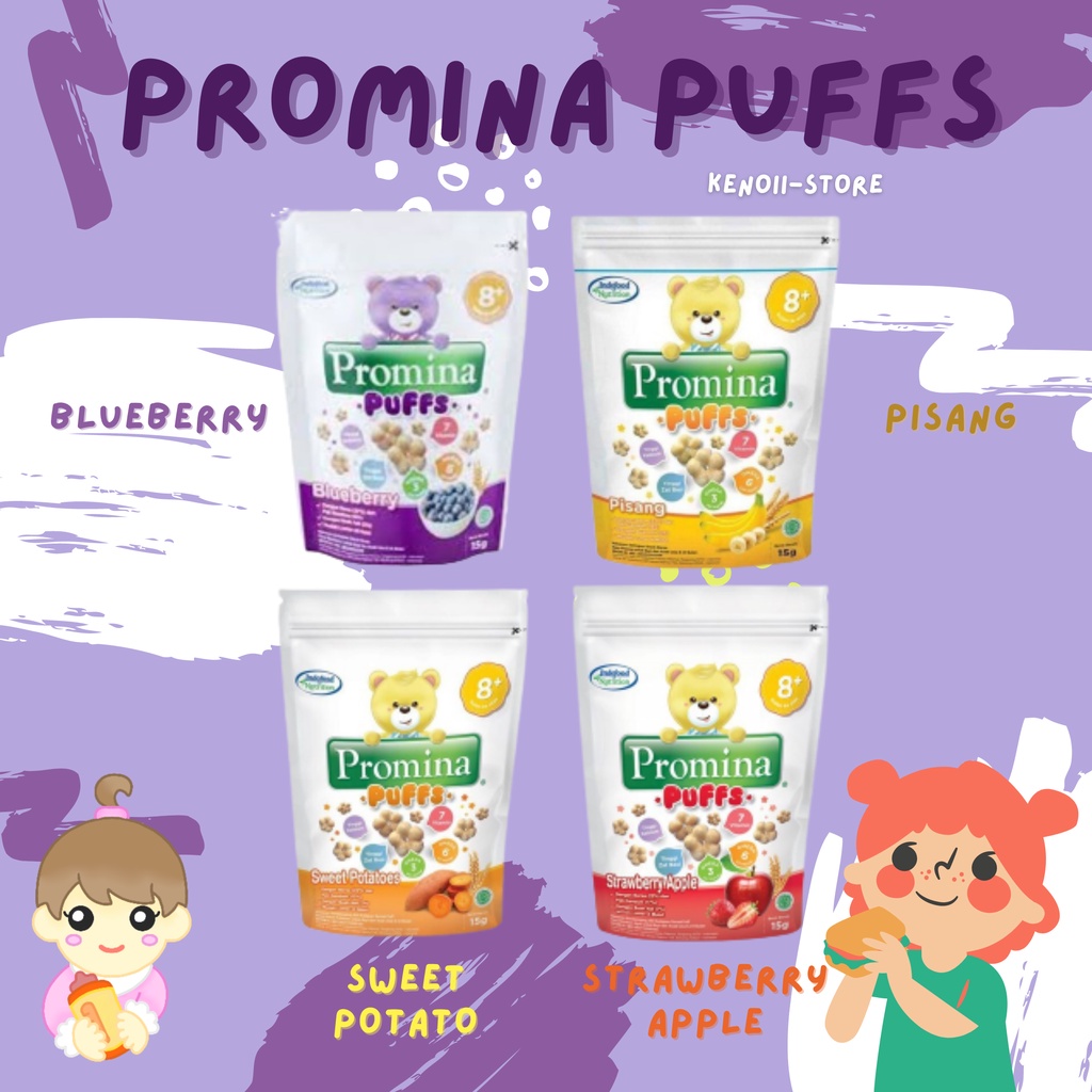 Jual Promina Puff 8 bulan Cemilan Anak Snack Baby Sehat Bergizi Promina ...