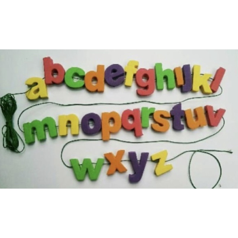 Jual LILOMILO Meronce Spons Huruf kecil/meronce sponge alfabet/ronce ...