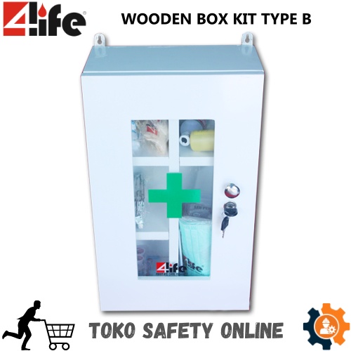 Jual 4Life Wooden Box Kit Type B - Kotak P3K Kayu + Isi Tipe B ( Sesuai ...
