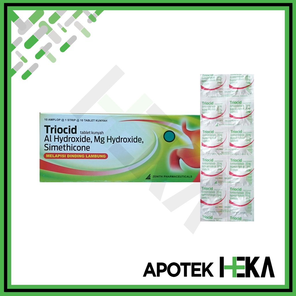Jual Triocid Tablet Kunyah Box isi 10x10 - Obat Maag Lambung (SEMARANG ...