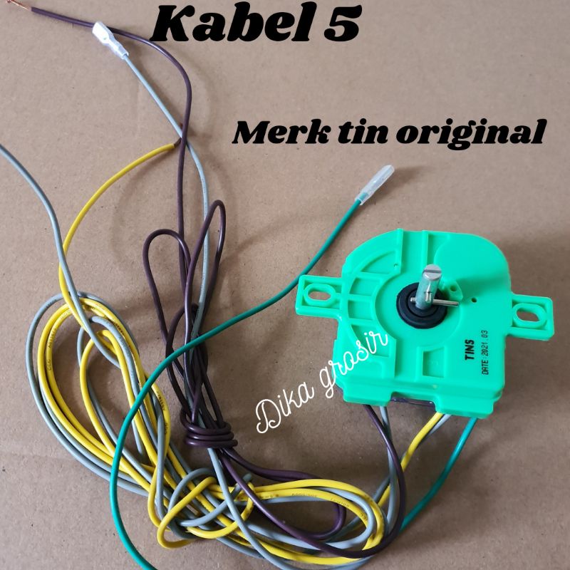 Jual TIMER MESIN CUCI KABEL 5 UNTUK 2 TABUNG MULTI ORGINAL MRK TIN ...