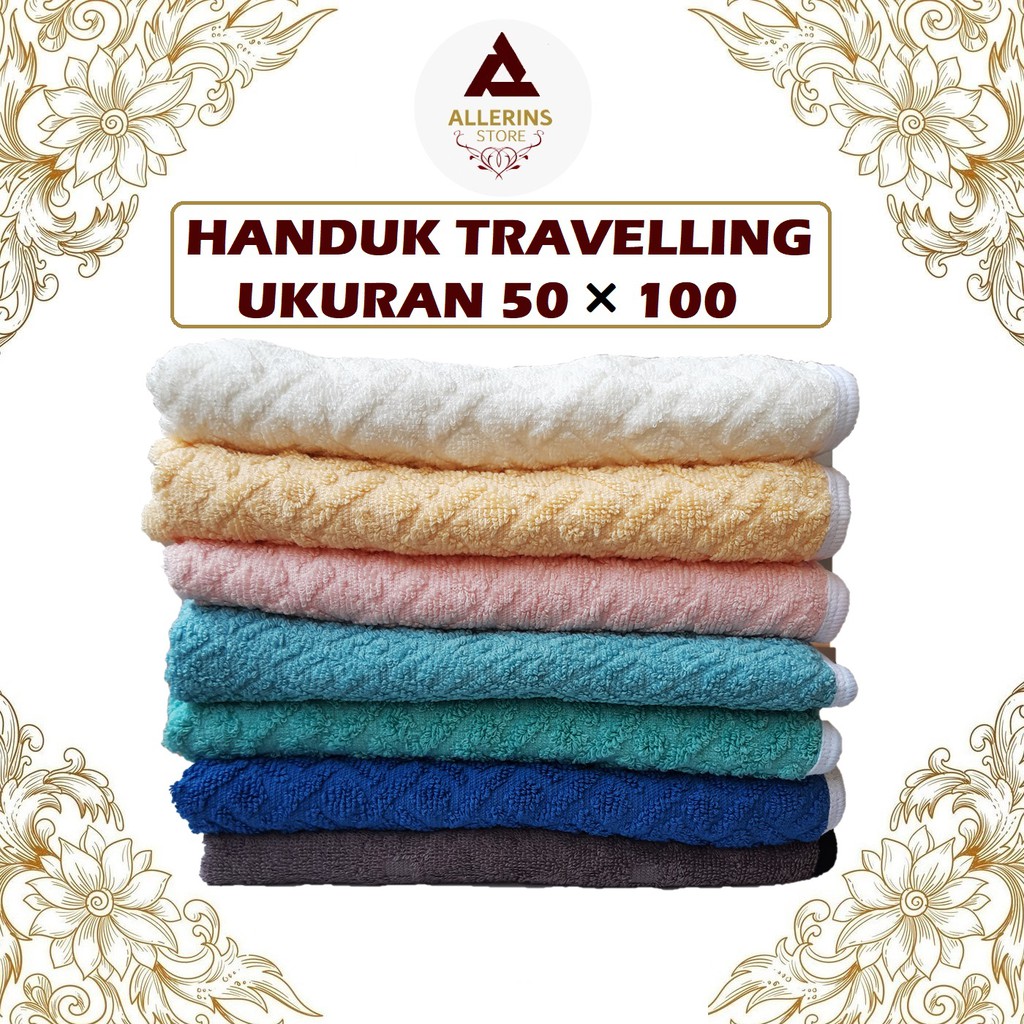 Jual Handuk Travelling ukuran 50×100 cm Handuk Mandi Dewasa Motif dan ...