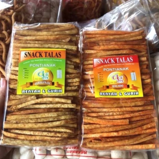 Jual Cemilan snack talas original & balado pontianak / oleholeh ...