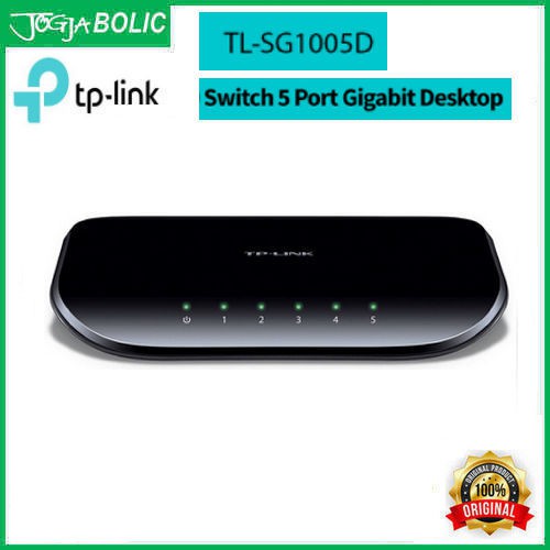 Jual TP-Link TL-SG1005D 5-Port Gigabit Desktop Switch | Shopee Indonesia