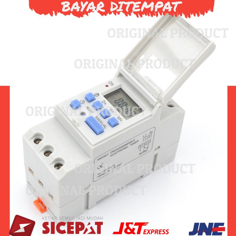 Jual Bisa Cod Taffware Power Timer Programmable Time Switch Relay 16a