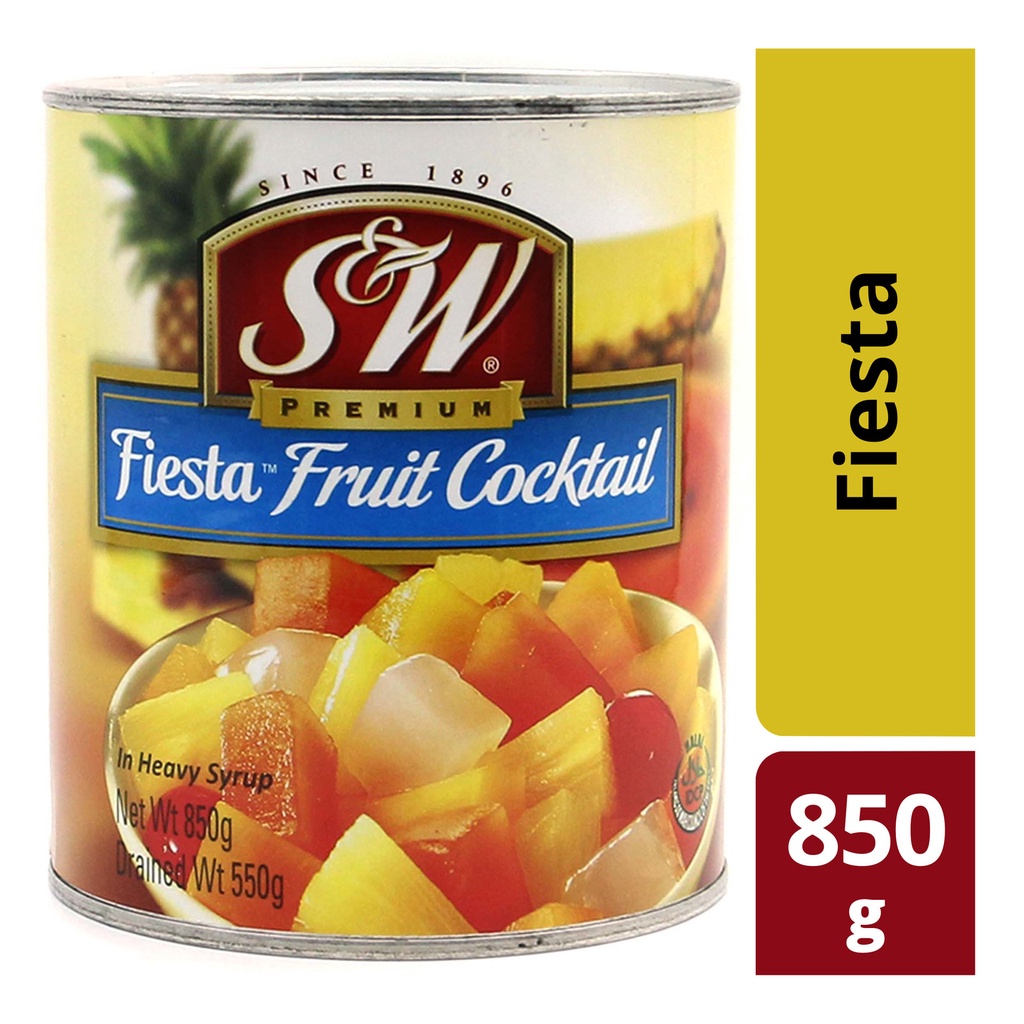 Jual S&W | SW fiesta fruit cocktail 825 gr | buah | sayur | kaleng ...