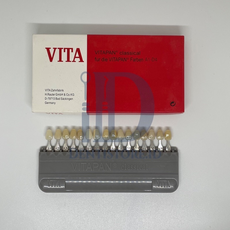 Jual Vitapan Dental Shade Guide 16 Shades Vita Classic Warna Gigi ...
