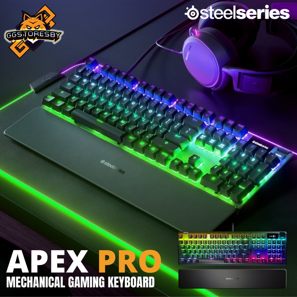 Jual STEELSERIES APEX PRO FULLSIZE MECHANICAL Gaming Keyboard | Shopee ...