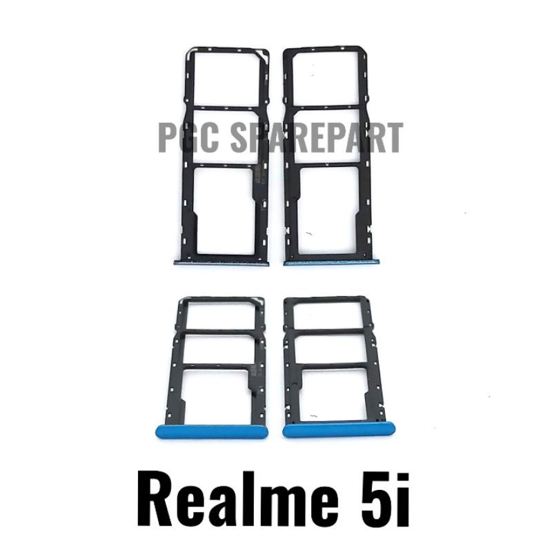 Jual Original Simtray Realme 5i - Tempat Simcard Simlock Sim Lock Slot ...