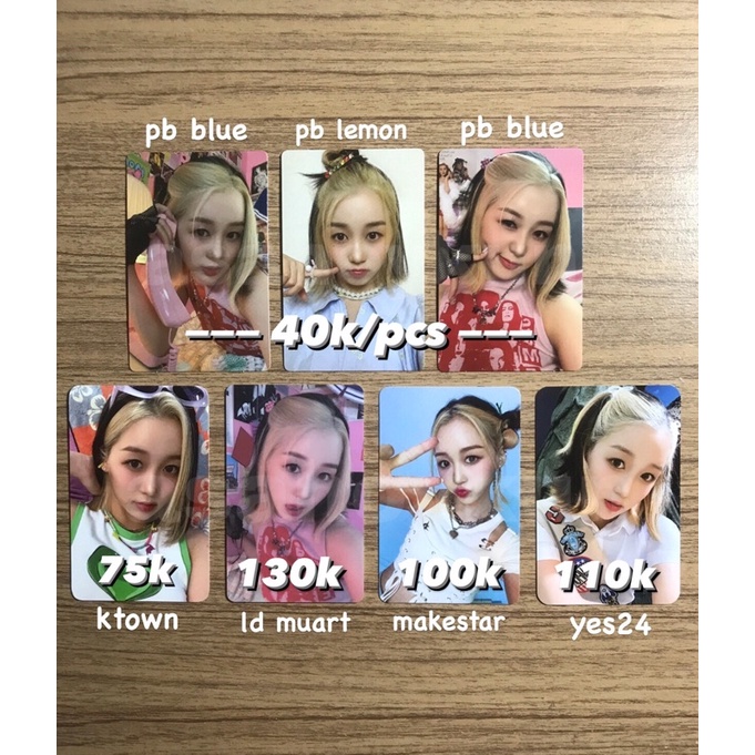 Jual PHOTOCARD HIKARU KEP1ER DOUBLAST PHOTOBOOK ALBUM LEMON VER BLUE VERSION BLAST PC TUSPI ...