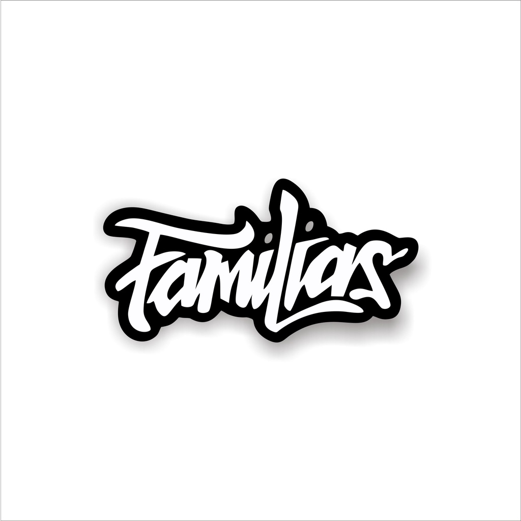 Jual STIKEER STICKER FAMILIAS FAMILLIAS STIKER HP STIKER HELM STIKER ...