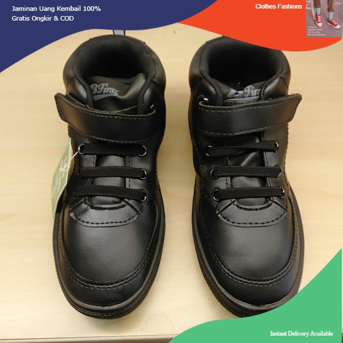 Jual BATA Sepatu Sekolah B.First Warna hitam Sneaker | Shopee Indonesia