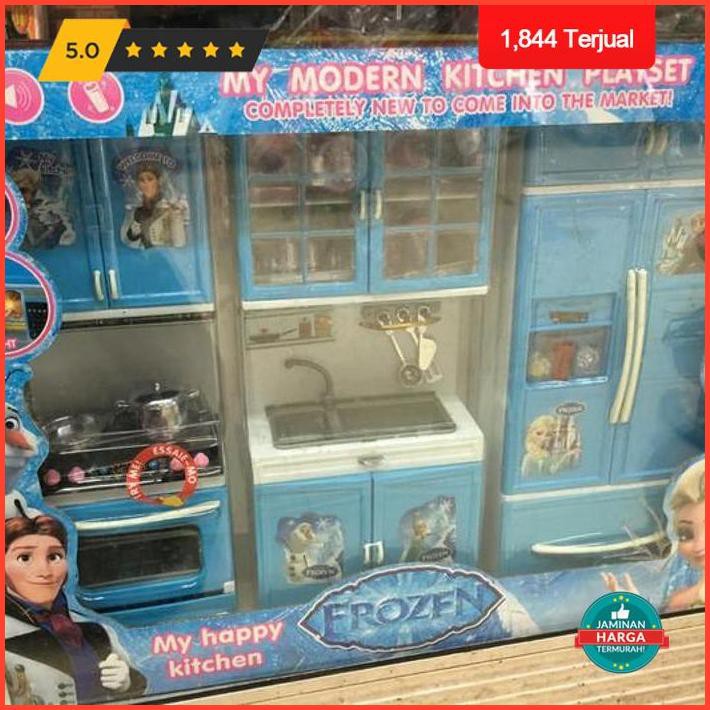 Jual Mainan Anak Modern Kitchen Playset Kulkas Kompor Oven Lengkap ...