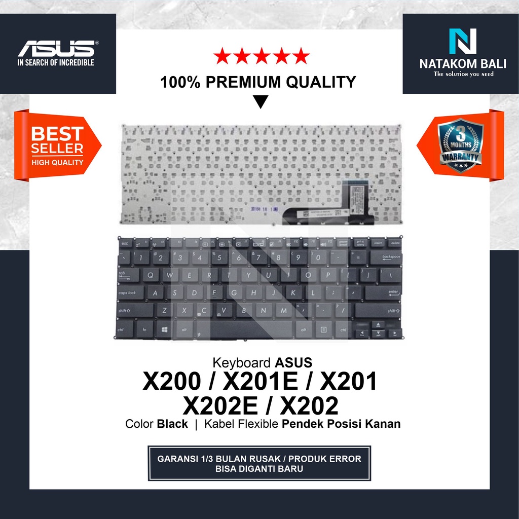 Jual KEYBOARD LAPTOP ASUS X200 X201E X201 X202E X202 | Shopee Indonesia