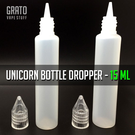 Jual Botol Liquid UNICORN 15ml Dropper Refill Bottle Botol Kosong Vape ... Jual Botol Liquid UNICORN 15ml Dropper Refill Bottle Botol Kosong Vape ...
