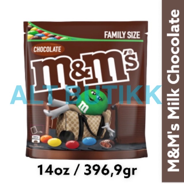 Jual M&M'S FAMILY SIZE MILK CHOCOLATE CANDIES 14 OZ | COKLAT MNM | M&M ...