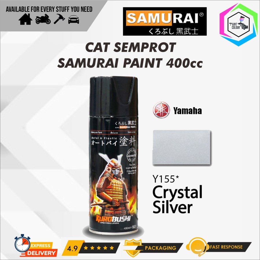Jual Cat Semprot Pilok Pylox Pilox Samurai 400ml - Crystal Silver Y155 | Shopee Indonesia