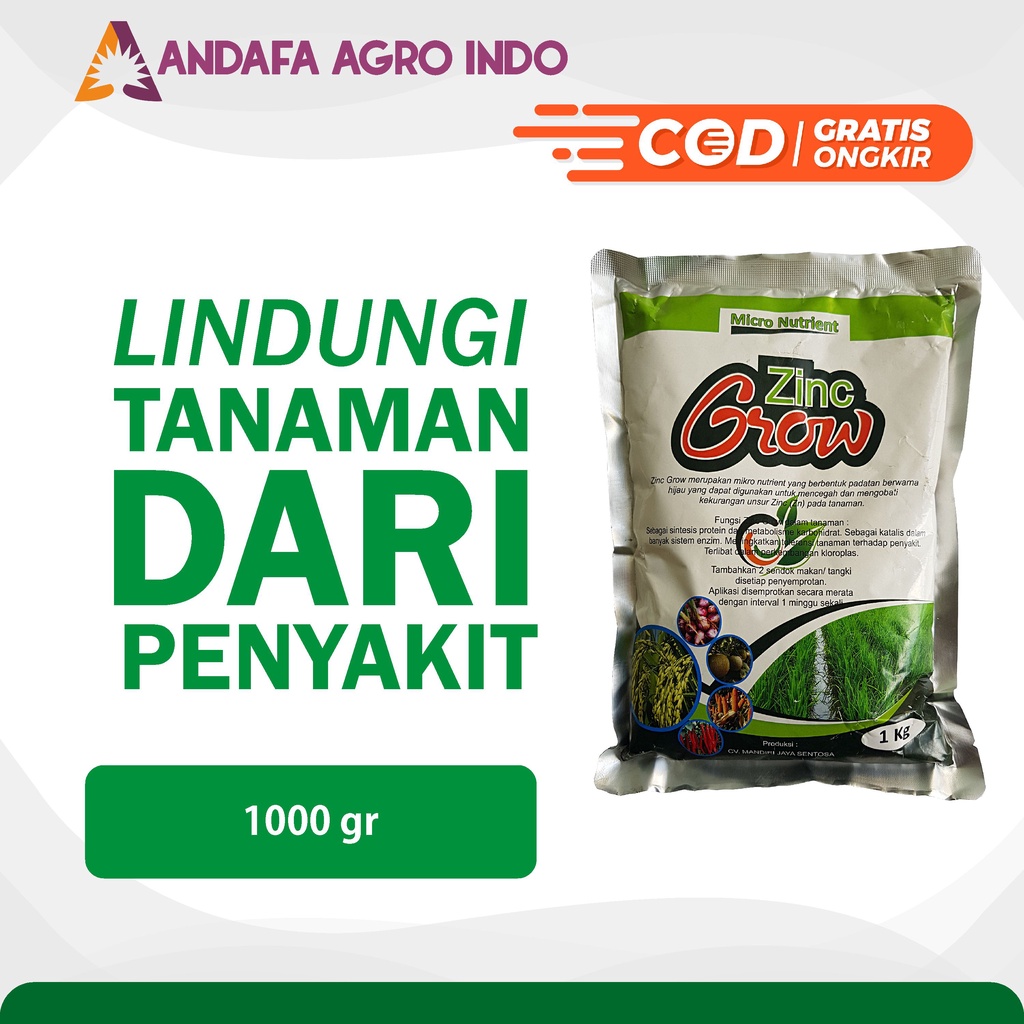 Jual Obat Padi Zinc Grow Bubuk Obat Hama Padi Obat Pertanian Padi ...
