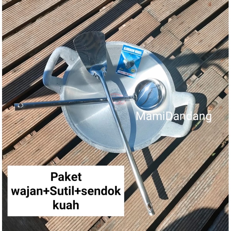 Jual Promo paket wajan murah+sutil+sendok kuah | Shopee Indonesia