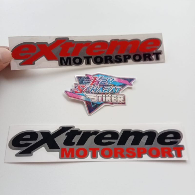 Jual STICKER EXTREME MOTORSPORT CUTTING PARIASI MODIFIKASI | Shopee ...