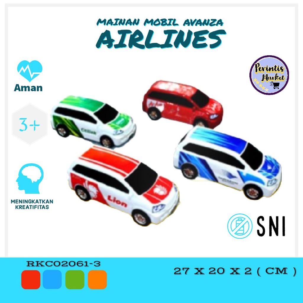 Jual Mainan mobil mobilan pramugari pesawat terbang avanza / airline ...