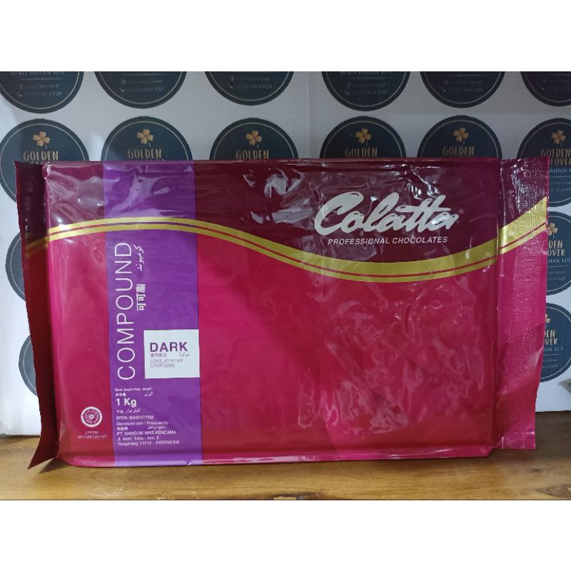 Jual colatta dark chocolate compound 1 kg | Shopee Indonesia