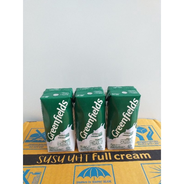 Jual Susu Greenfields Full Cream 200 ML | Shopee Indonesia