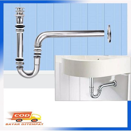 Jual SIFON WASTAFEL LEHER ANGSA / SANITARY WARE PENCET ANTI KARAT ...