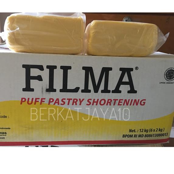 Jual 0CC Korsvet FILMA PUFF PASTRY Shortening Margarine Repack 500 Gram ...