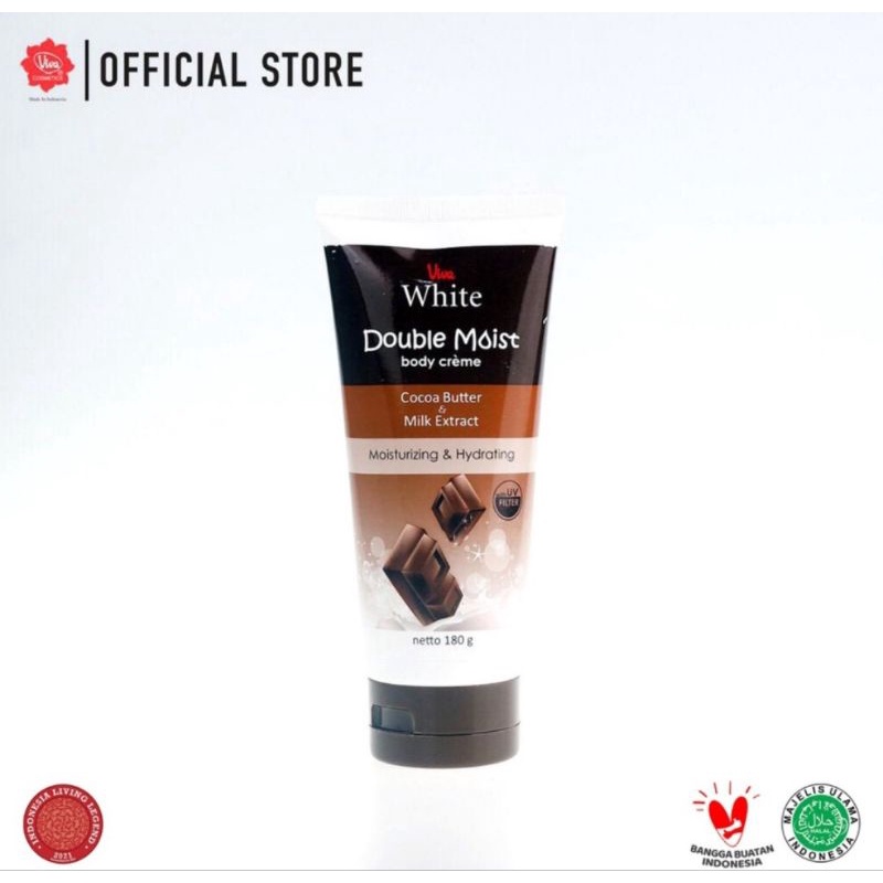 Jual Viva white double moist body creme cocoa butter and milk extract | Shopee Indonesia