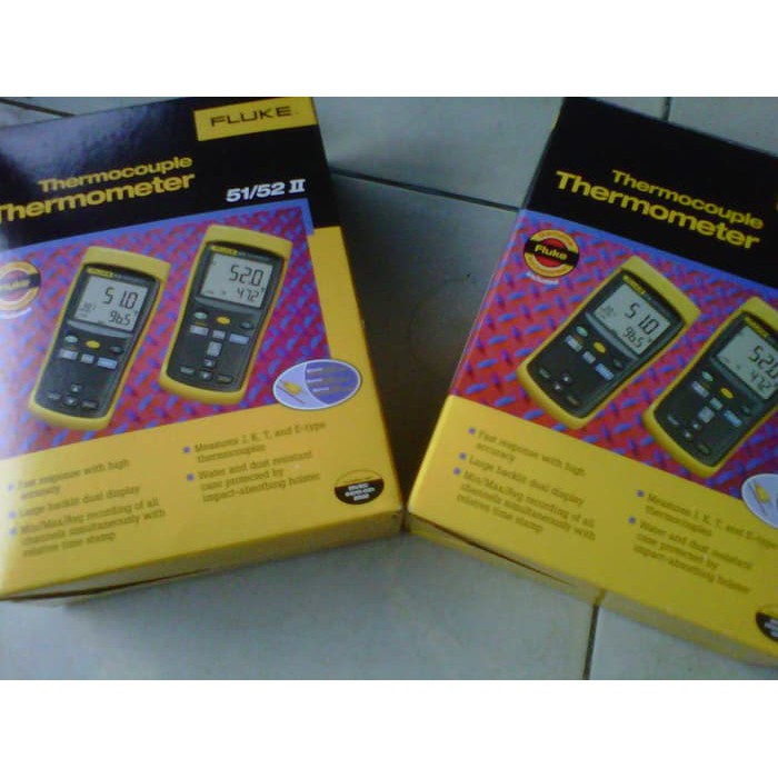 Jual Fluke 52 II Dual Input Digital Thermometer | Shopee Indonesia