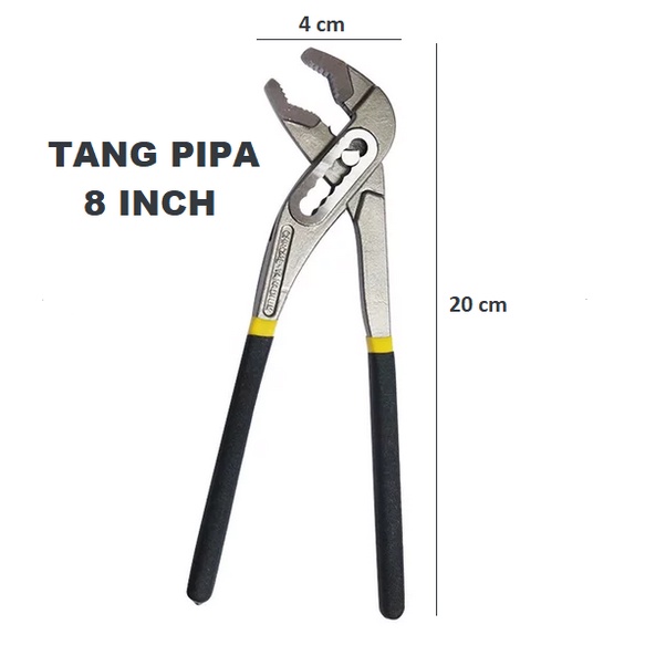 Jual Tang Pipa Penjepit Kran Keran Air 8 inch Water Pipe Wrench Pliers | Shopee Indonesia