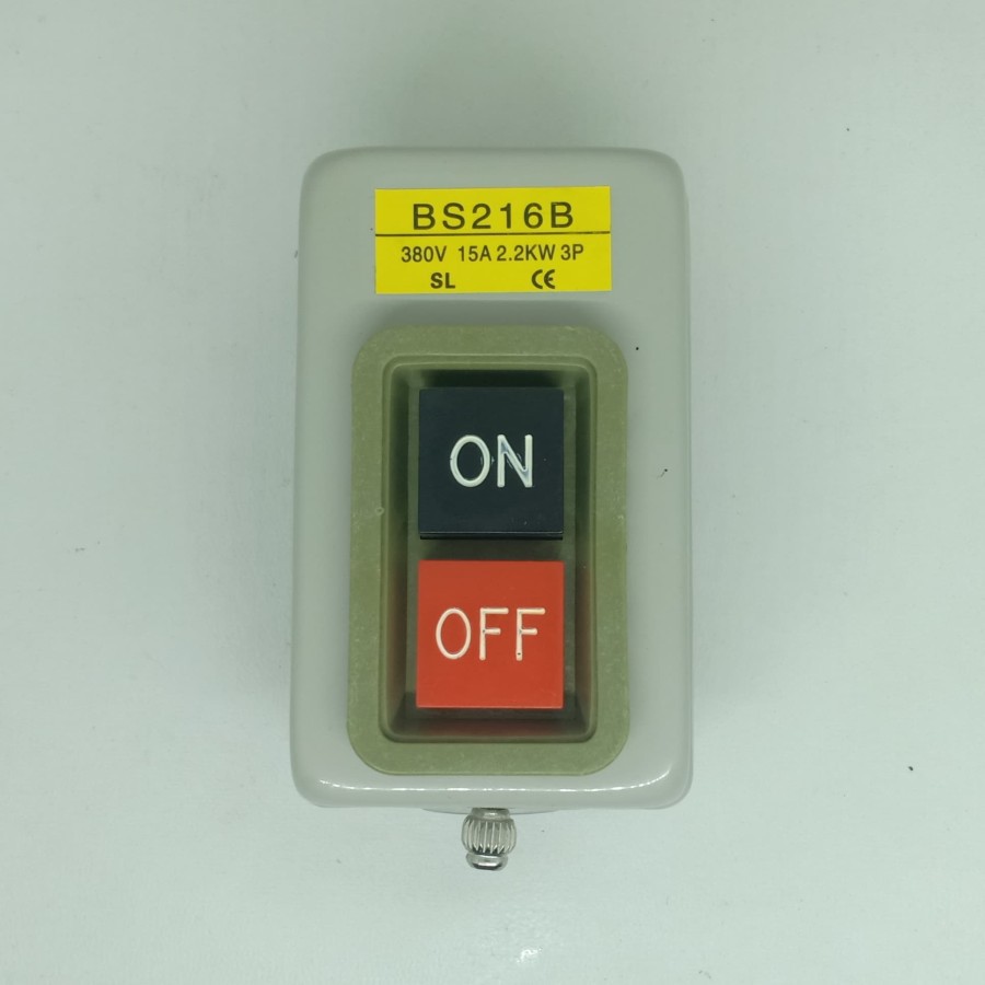 Jual Power Push Button BS216B / BS-216B Model ON-OFF 15A/2.2kW Fort | Shopee Indonesia