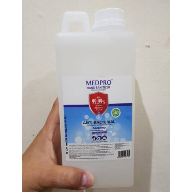 Jual MEDPRO HAND SANITIZER GEL 1 LITER | Shopee Indonesia