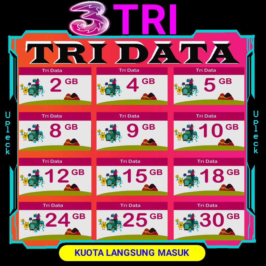 Jual Kuota 3 Tri AON Unlimited LTE 66 dan LTE 33 Get More Always On ...