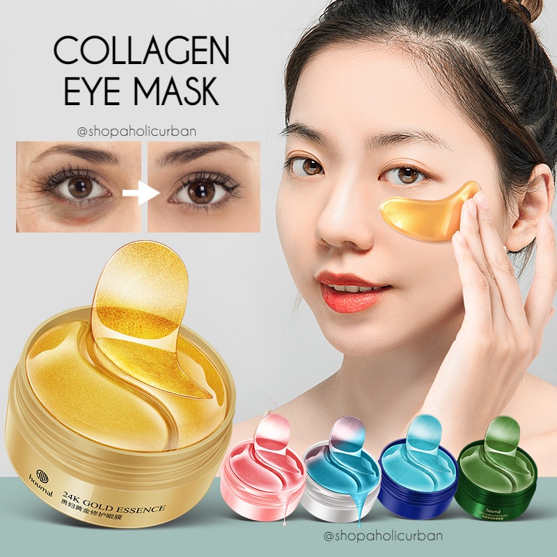 Jual Collagen Eye Mask Masker Mata Panda 60 Lembar EyeMask 24k Gold ...
