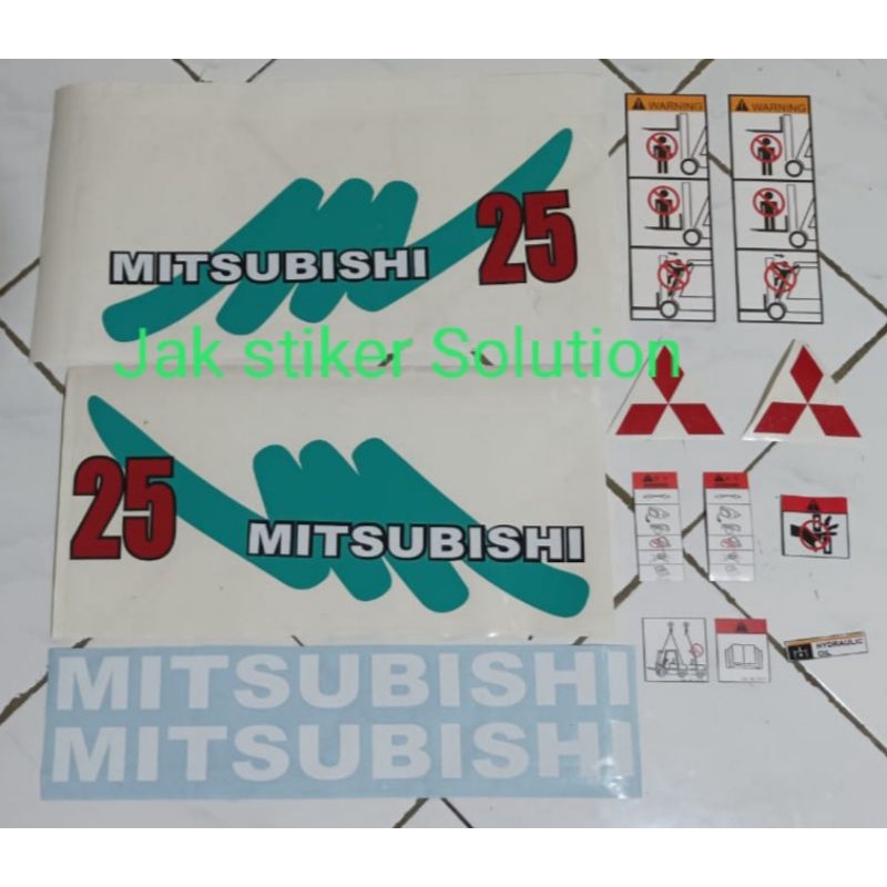 Jual Stiker Forklift Mitsubishi 25 (2,5 Ton) | Shopee Indonesia