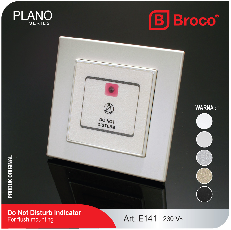 Jual Broco Electrical Plano E141 (B) DND (Do Not Disturb) Indicator ...